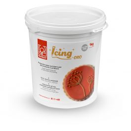 Modecor | Icing Oro - Preparato base zucchero per decorazione e scrittura